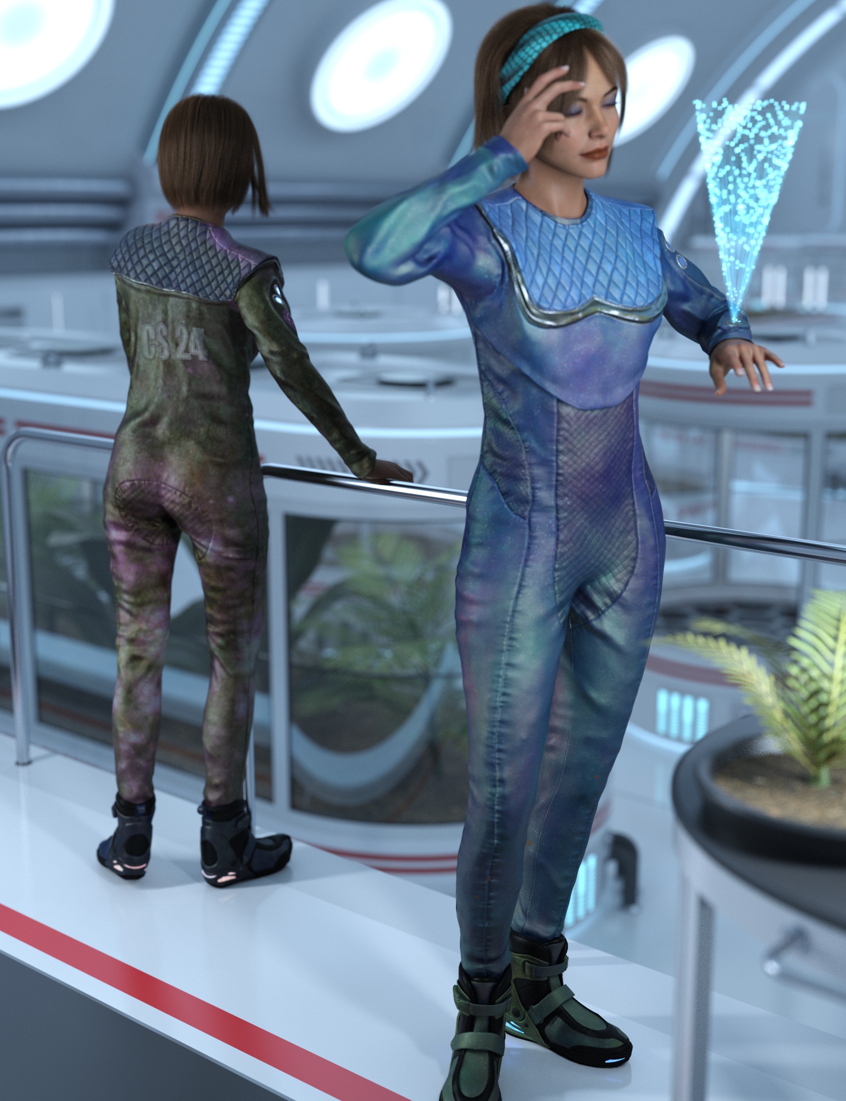 Solara Suit Celestial Expansion Megapack | Daz 3D