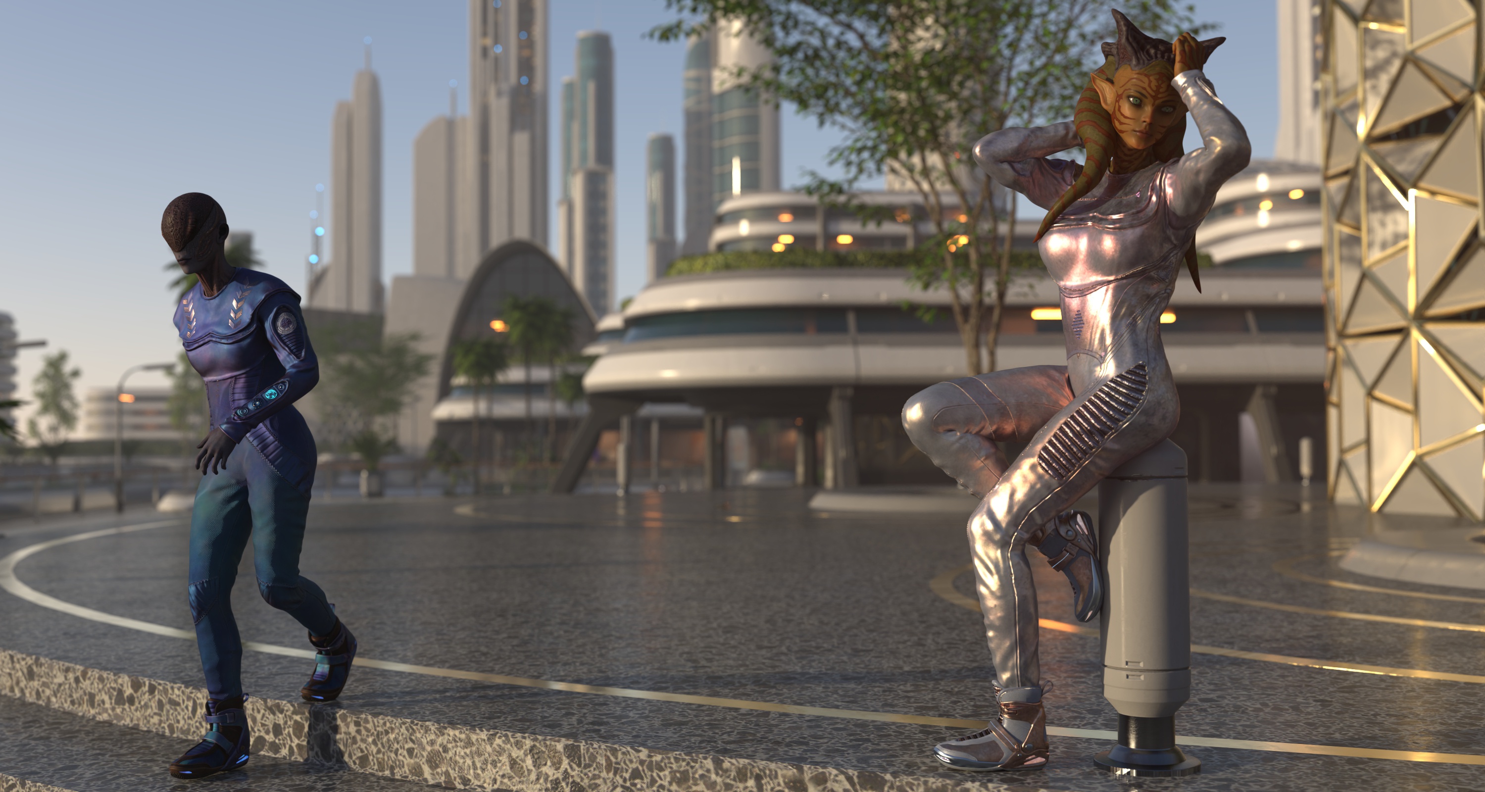 Solara Suit Celestial Expansion Megapack | Daz 3D