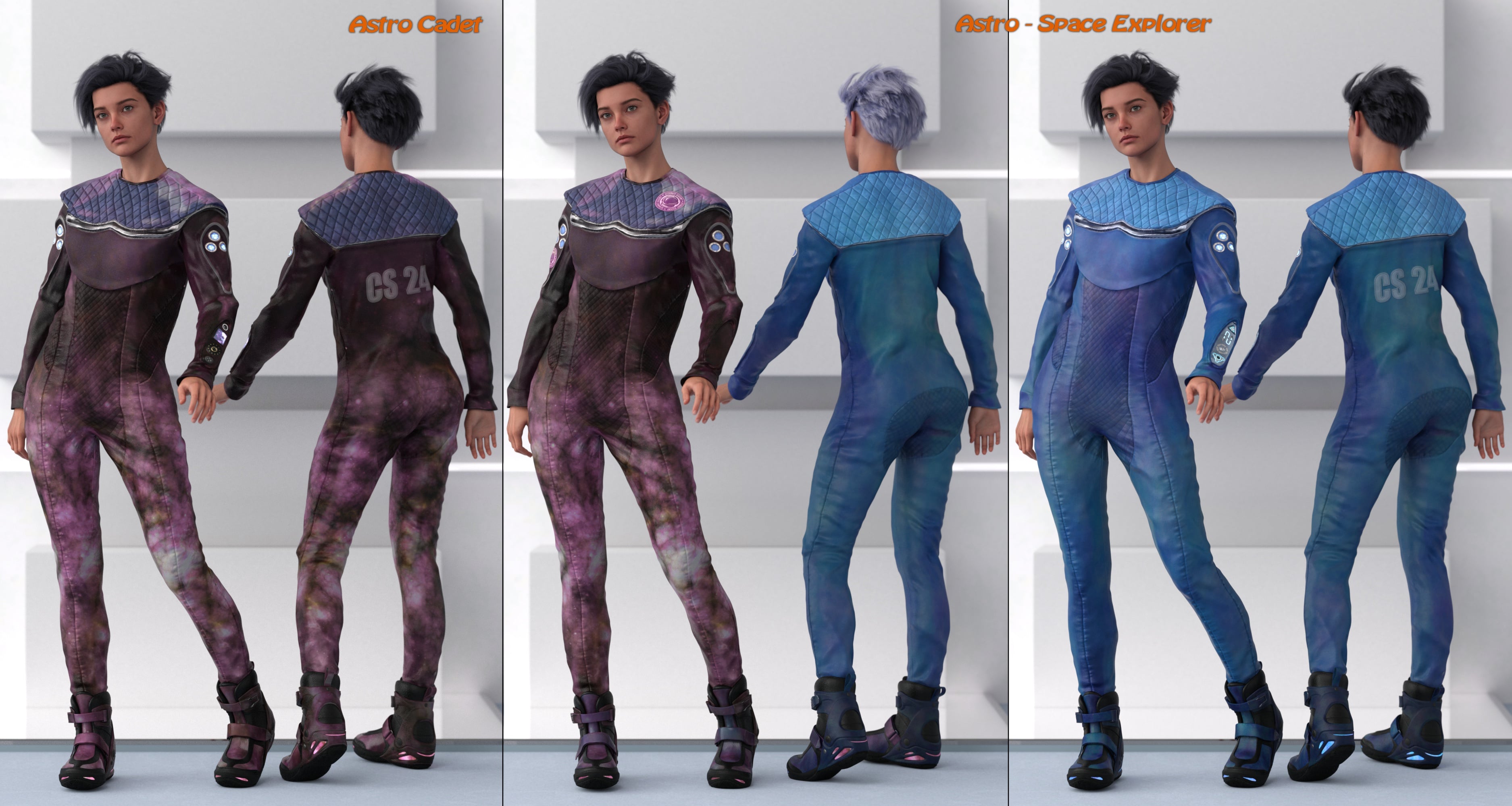 Solara Suit Celestial Expansion Megapack | Daz 3D
