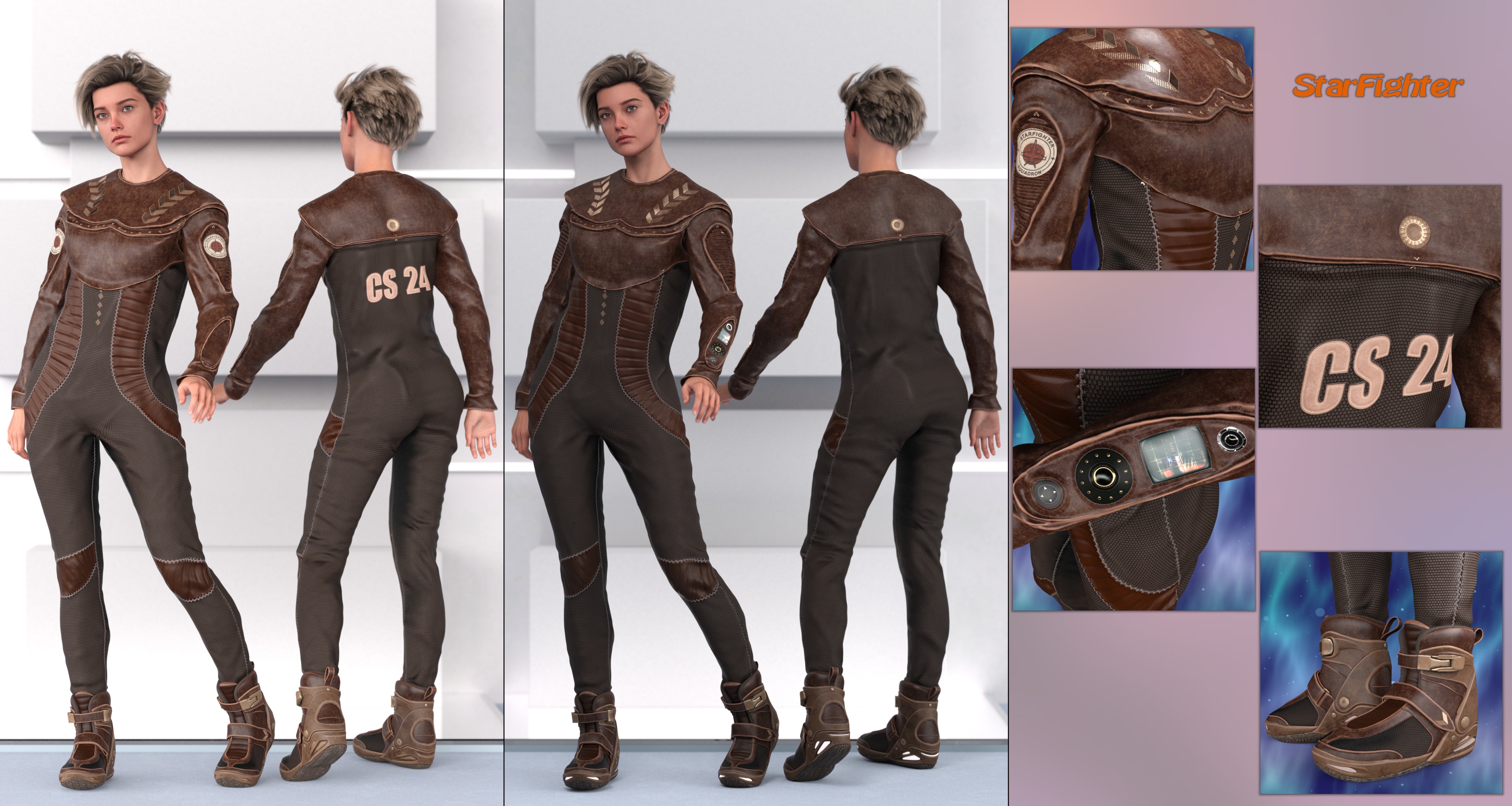 Solara Suit Celestial Expansion Megapack | Daz 3D