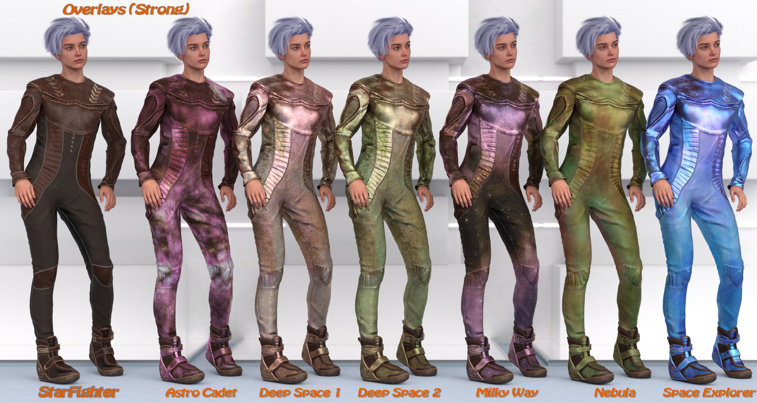 Solara Suit Celestial Expansion Megapack | Daz 3D