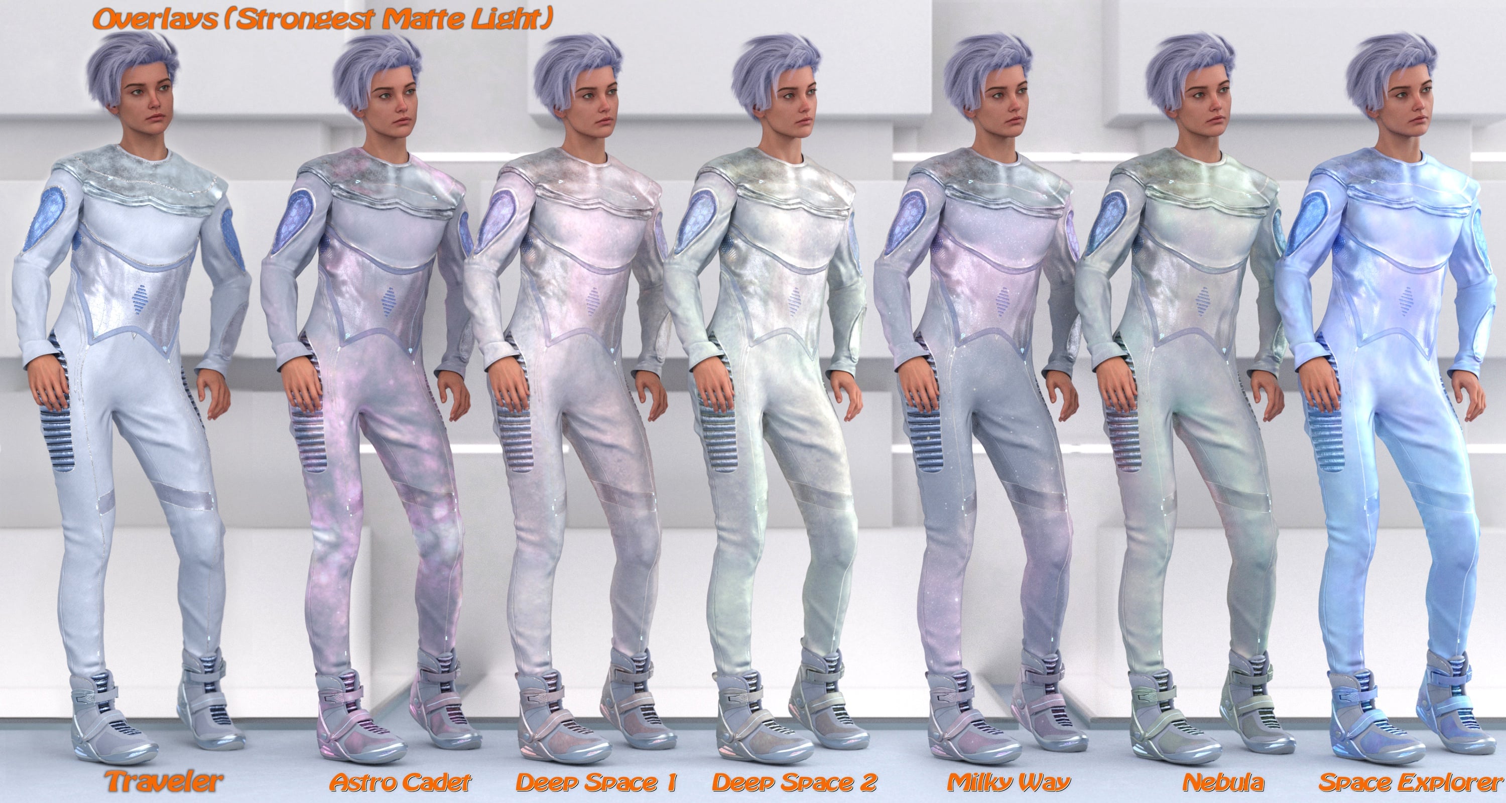 Solara Suit Celestial Expansion Megapack | Daz 3D