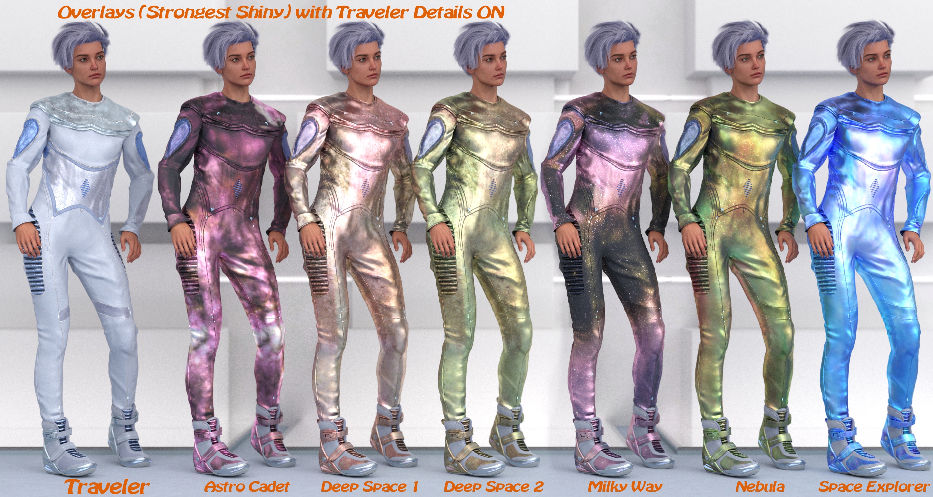 Solara Suit Celestial Expansion Megapack | Daz 3D