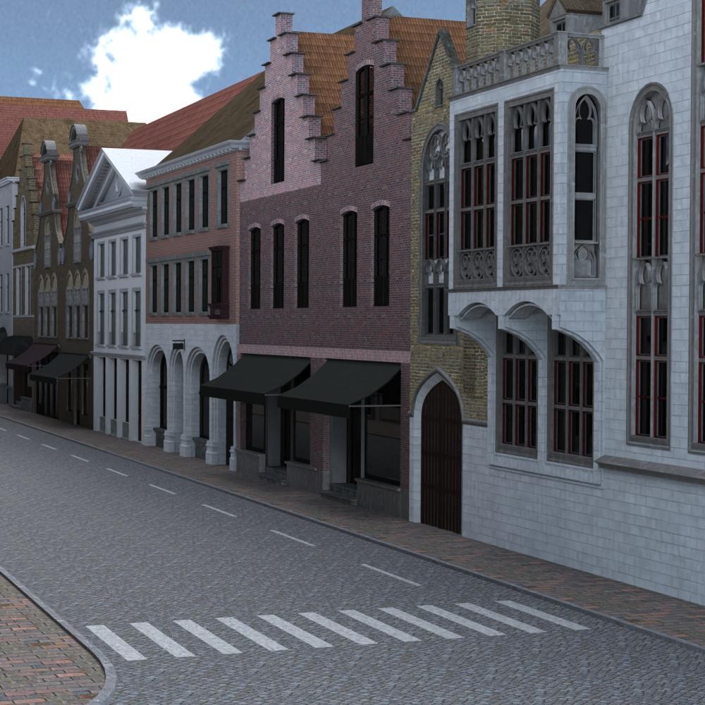 European Street 2 for Poser | Daz 3D