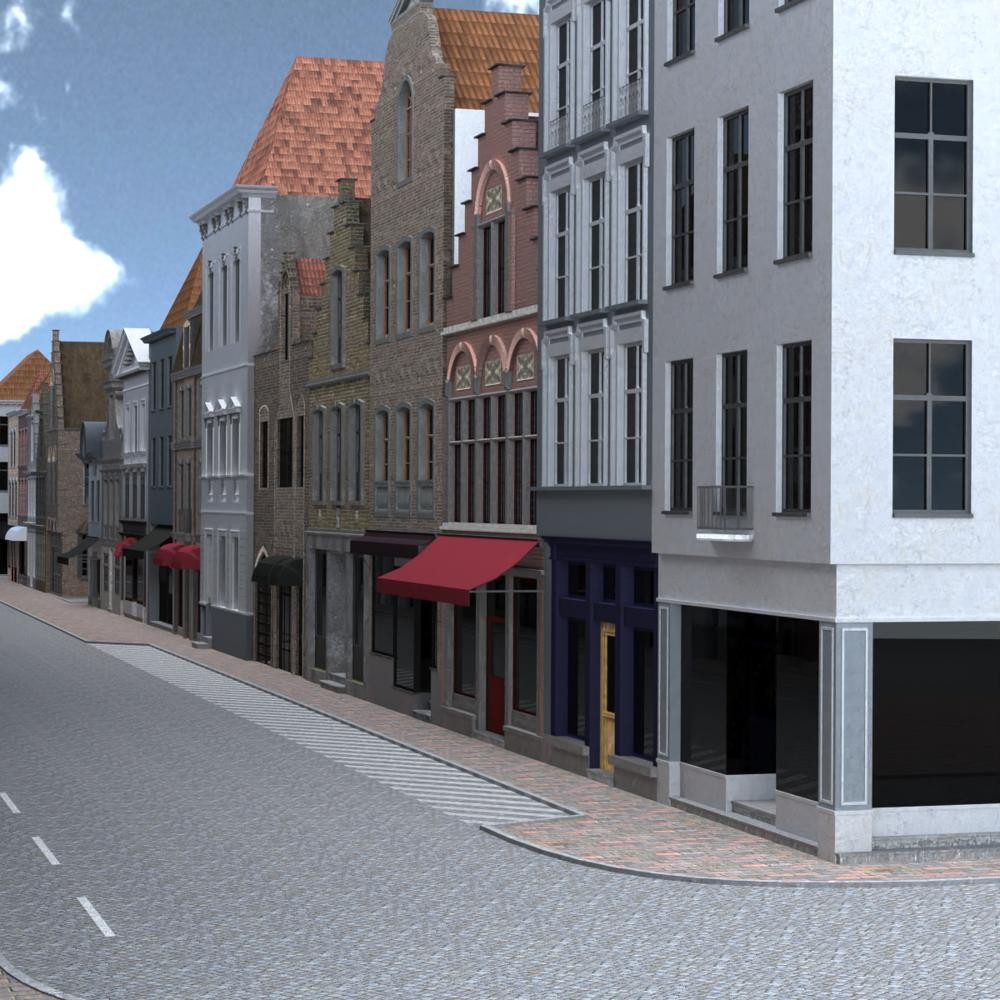 European Street 2 for Poser | Daz 3D