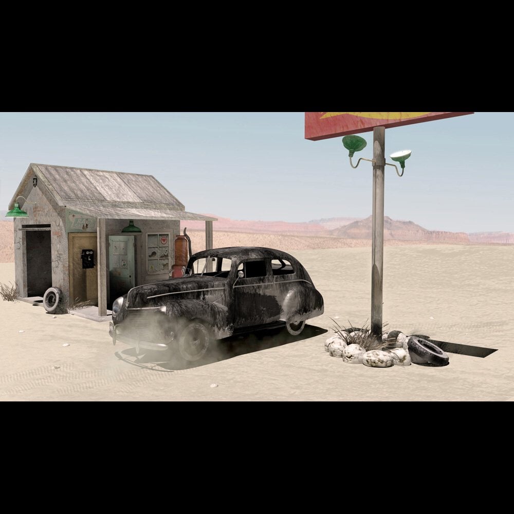 Gas N Git Station for Poser | Daz 3D