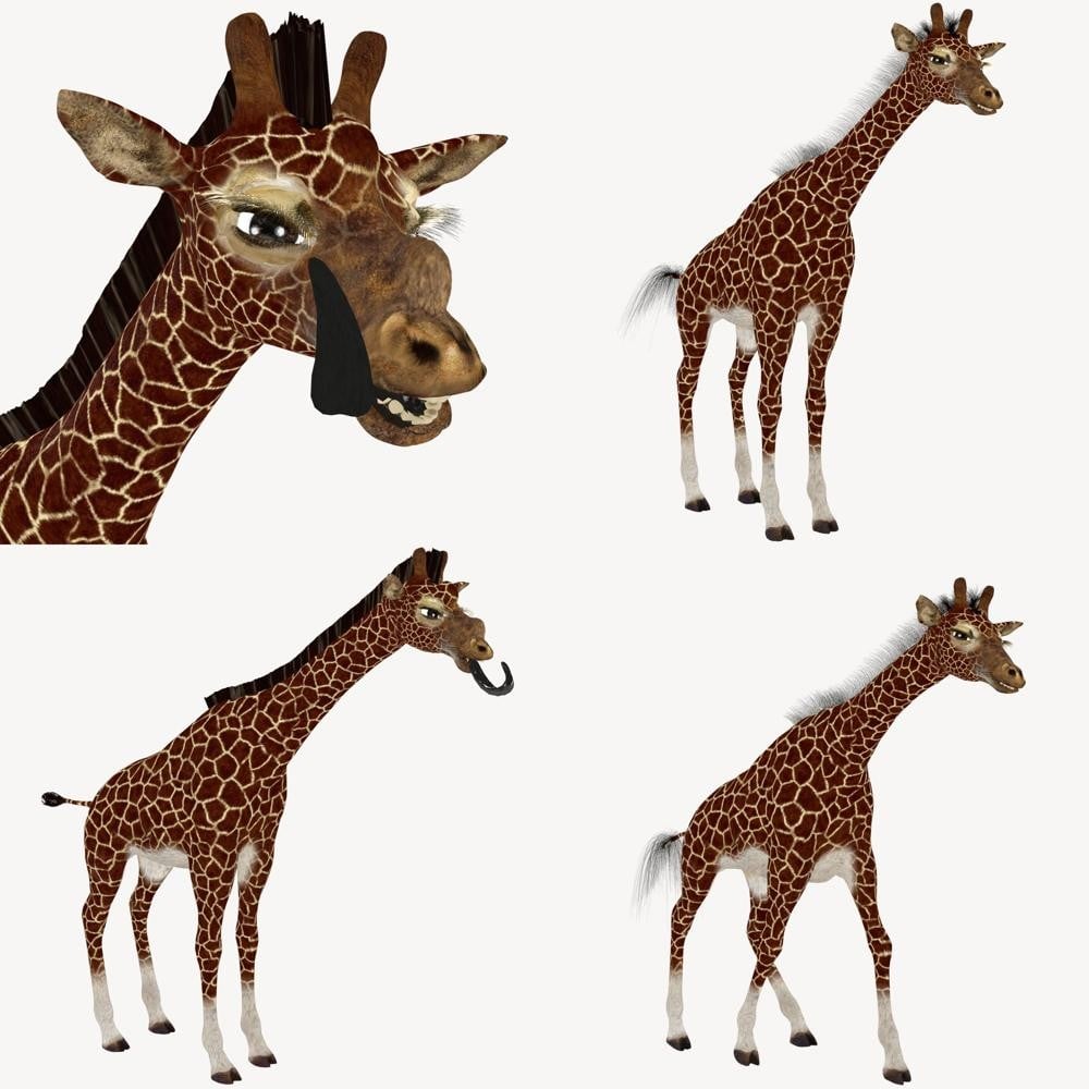 Giraffa for Poser | Daz 3D