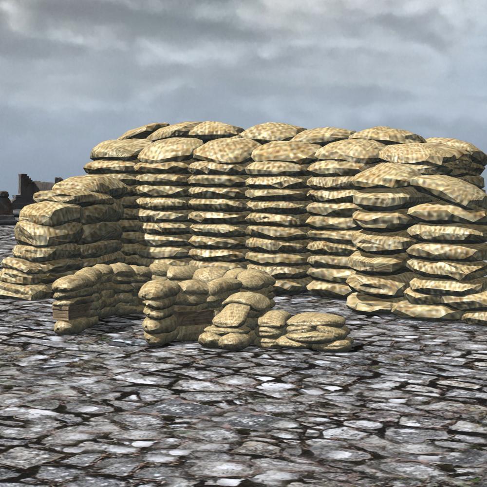 Medieval Ruins Set 1 for Poser | Daz 3D