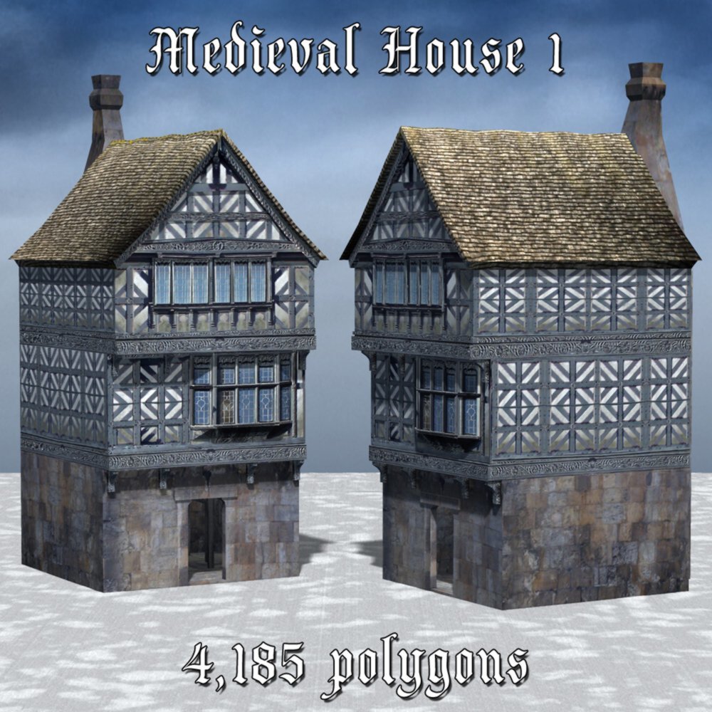 Medieval World Set 1 for Poser | Daz 3D
