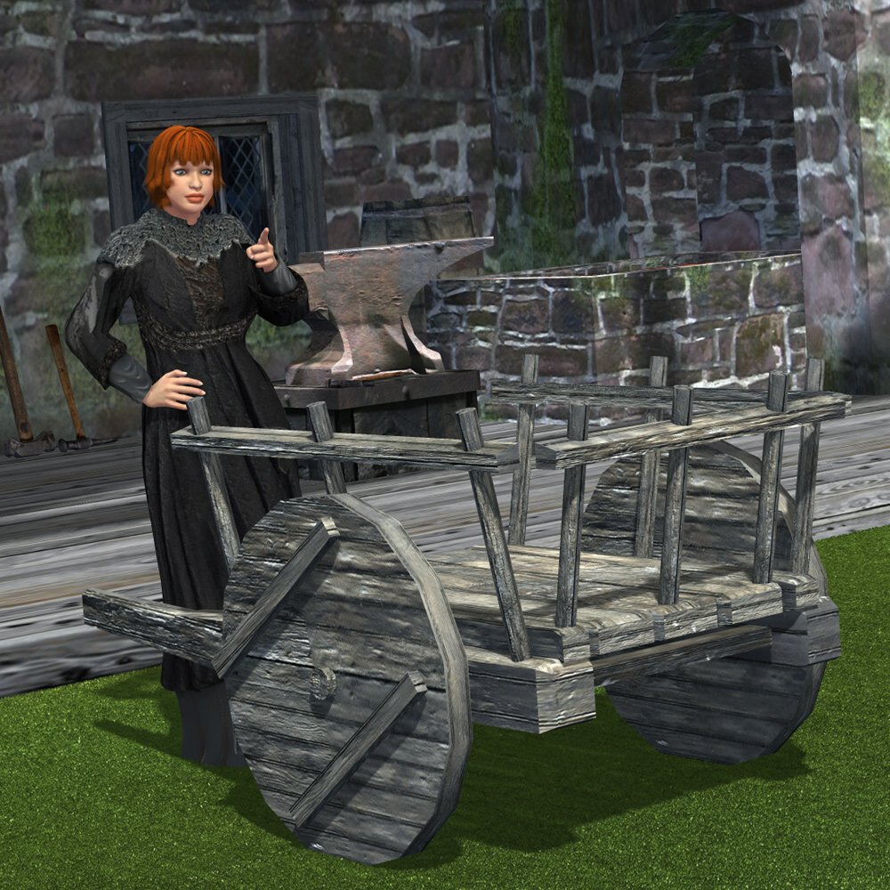 Middle Ages Buildings Set 1 for Poser | Daz 3D