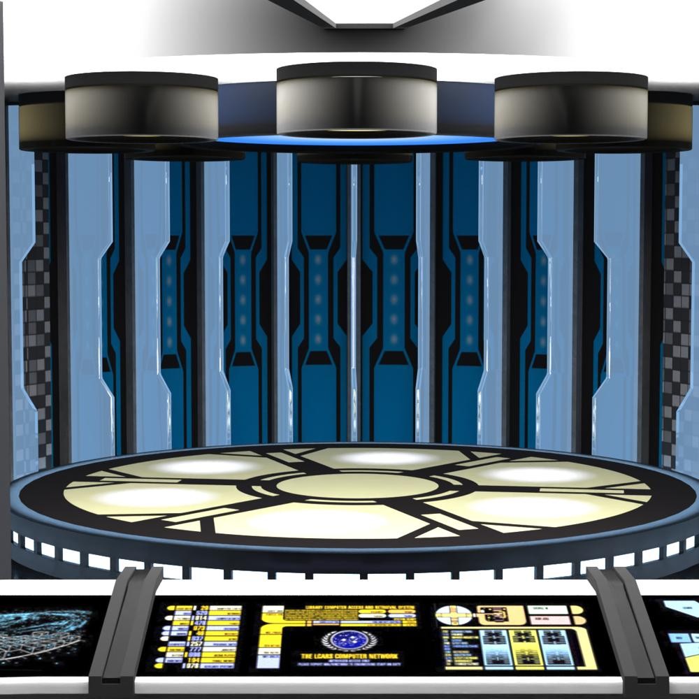 Nova Transporter Room for Poser | Daz 3D