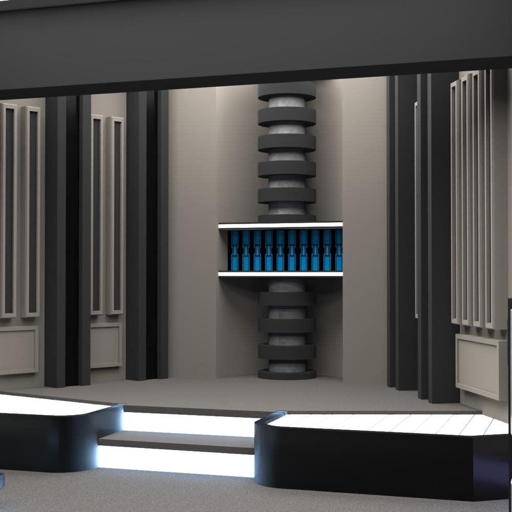 Nova Transporter Room for Poser | Daz 3D