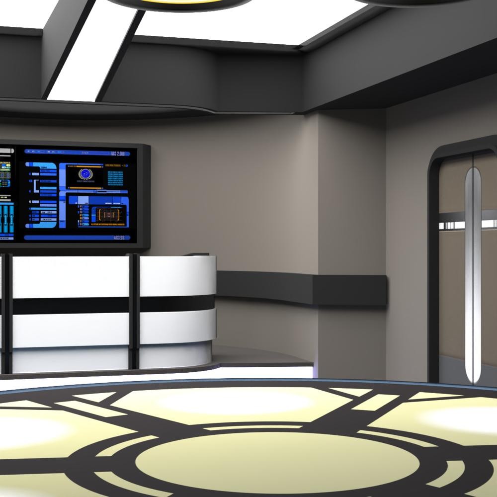 Nova Transporter Room for Poser | Daz 3D
