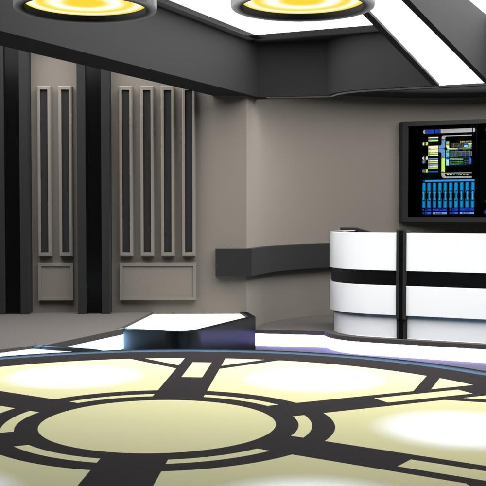 Nova Transporter Room for Poser | Daz 3D