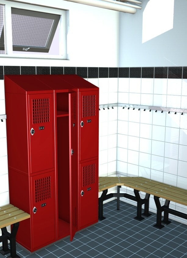 P.I.C.K. Lockers Expansion Set (for Poser) | Daz 3D