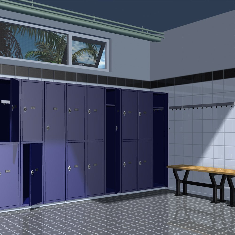 P.I.C.K. Lockers Expansion Set (for Poser) | Daz 3D