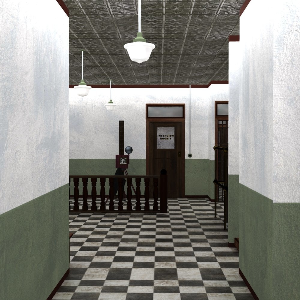 Police Station Interior for Poser | Daz 3D