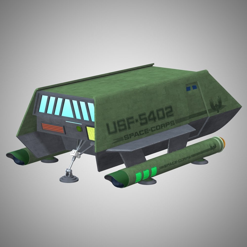 Shuttle Type Zero for Poser | Daz 3D