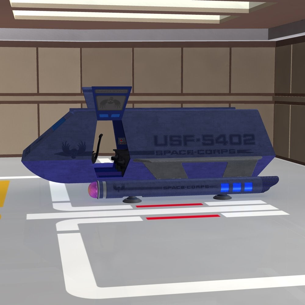 Shuttle Type Zero for Poser | Daz 3D