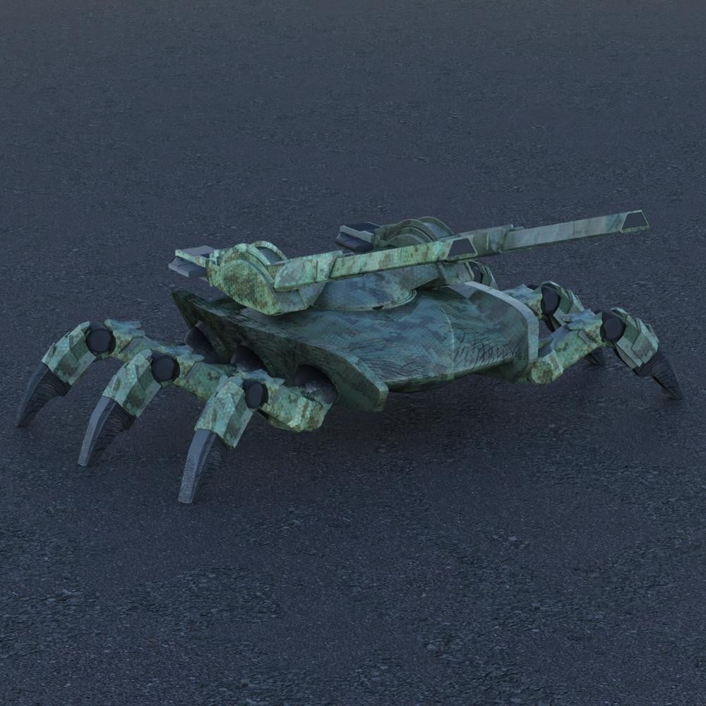 Spider Tank for Poser | Daz 3D