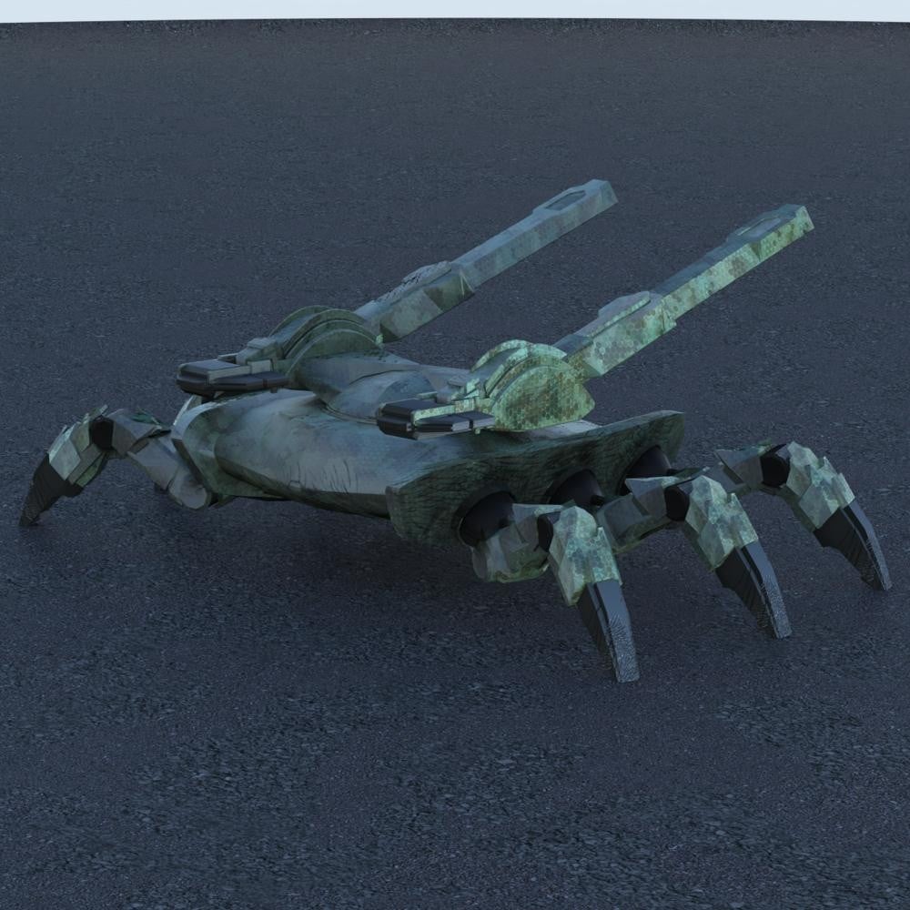 Spider Tank for Poser | Daz 3D