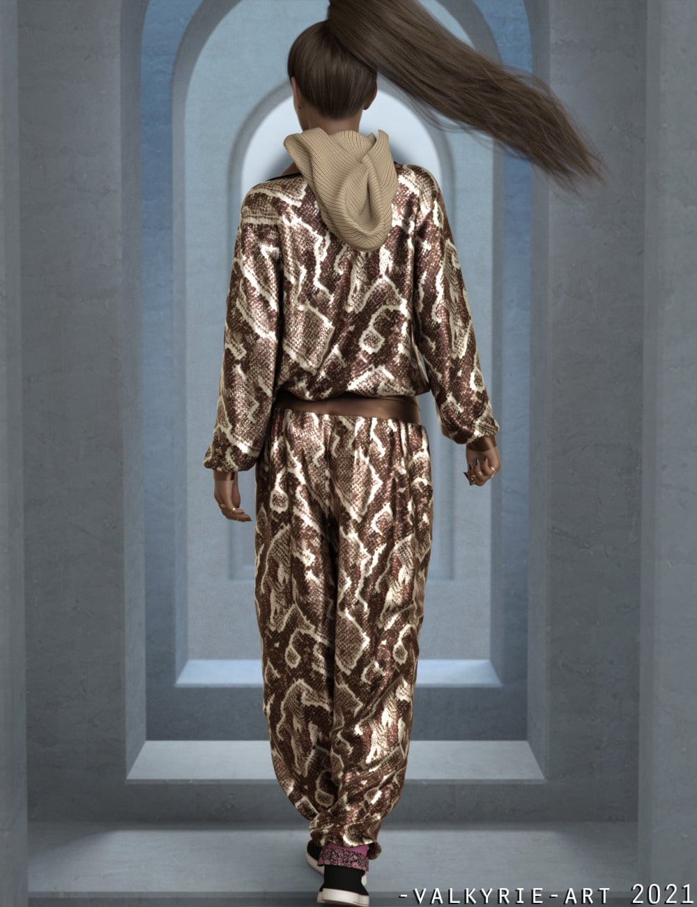 InStyle - dForce Track Suit outfit for Genesis 8 & 8.1 Females | Daz 3D