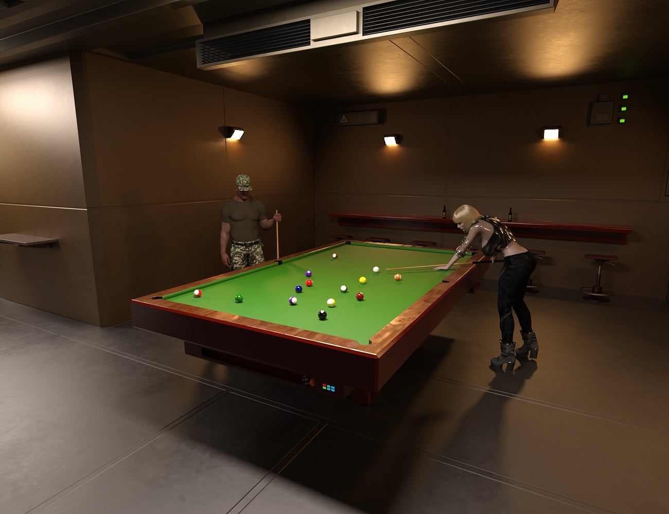 Space Road Stop Add-On 03 | Daz 3D