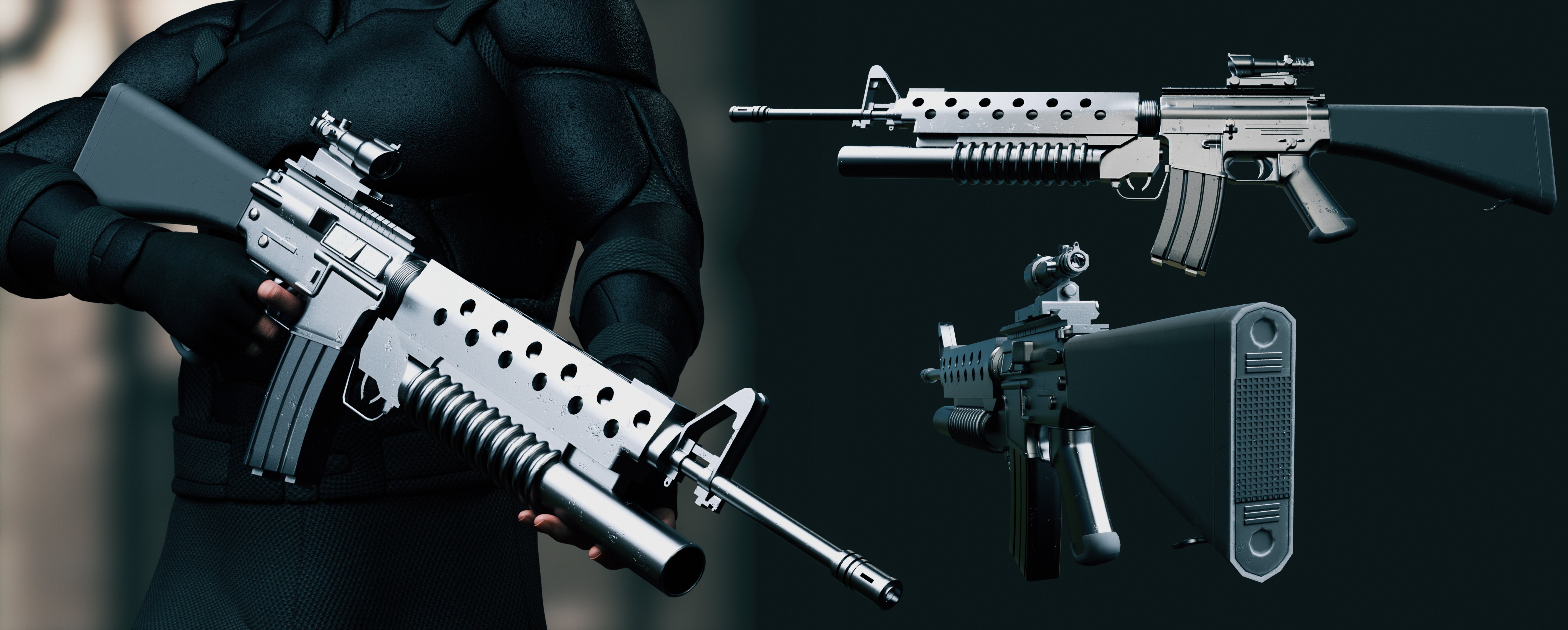 Modern Combat Gear Duo | Daz 3D