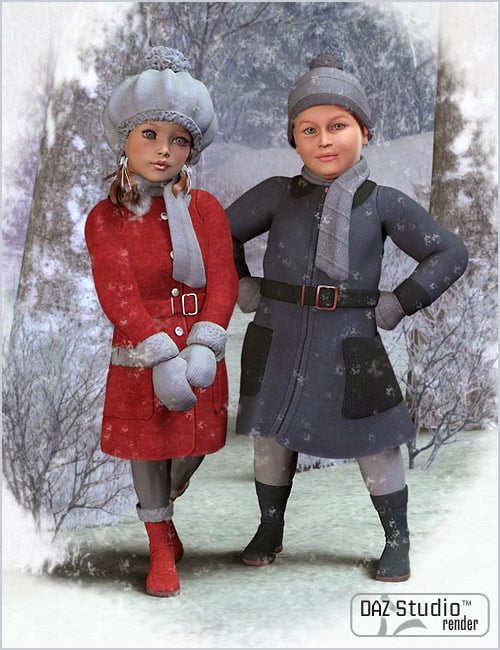 Winter Fun for Kids 4 | Daz 3D