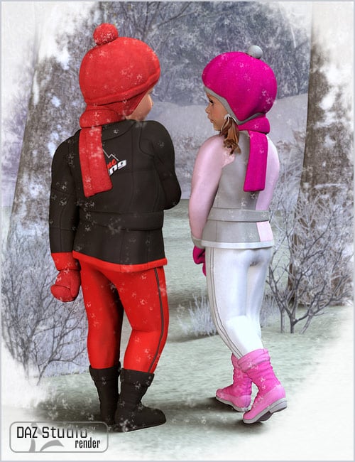Winter Fun for Kids 4 | Daz 3D