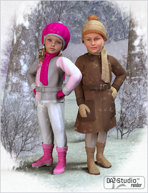 Winter Fun for Kids 4 | Daz 3D