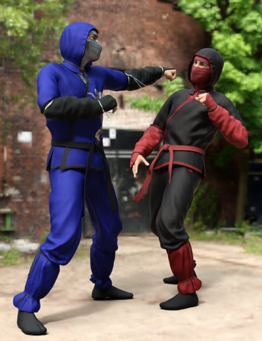 Fight Animation for Genesis 9, 8 | Daz 3D