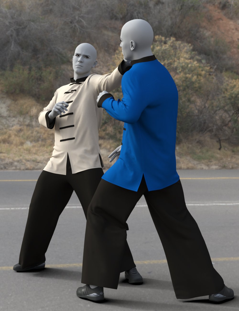 Fight Animation for Genesis 9, 8 | Daz 3D