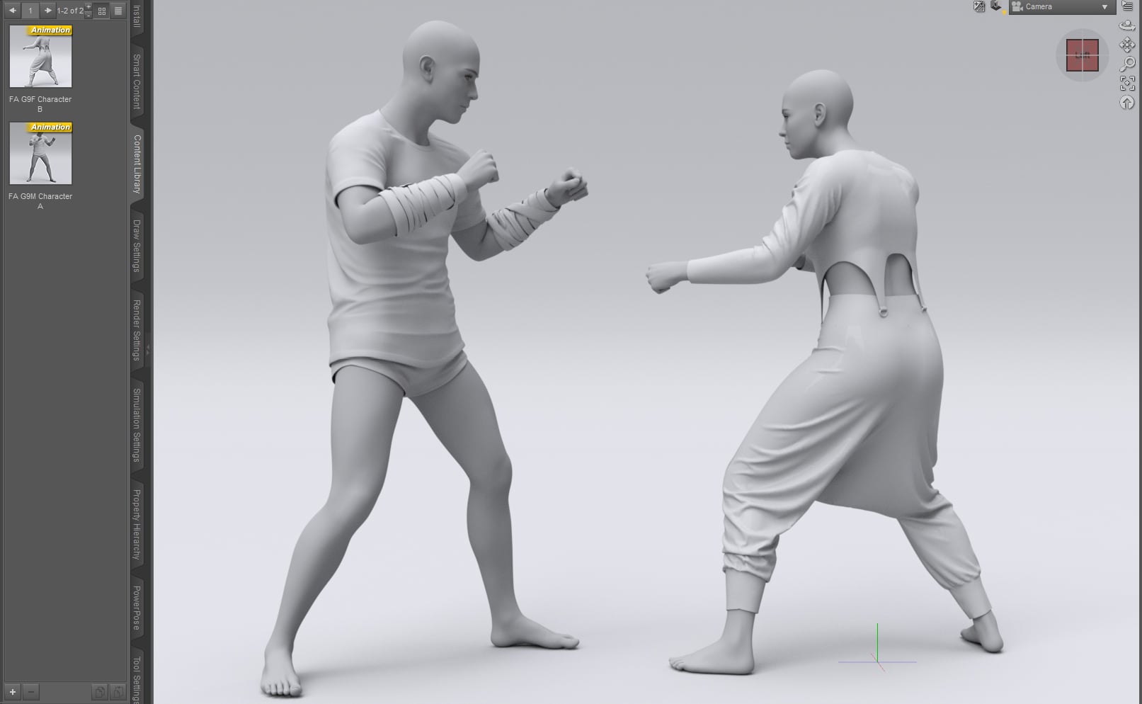 Fight Animation for Genesis 9, 8 | Daz 3D
