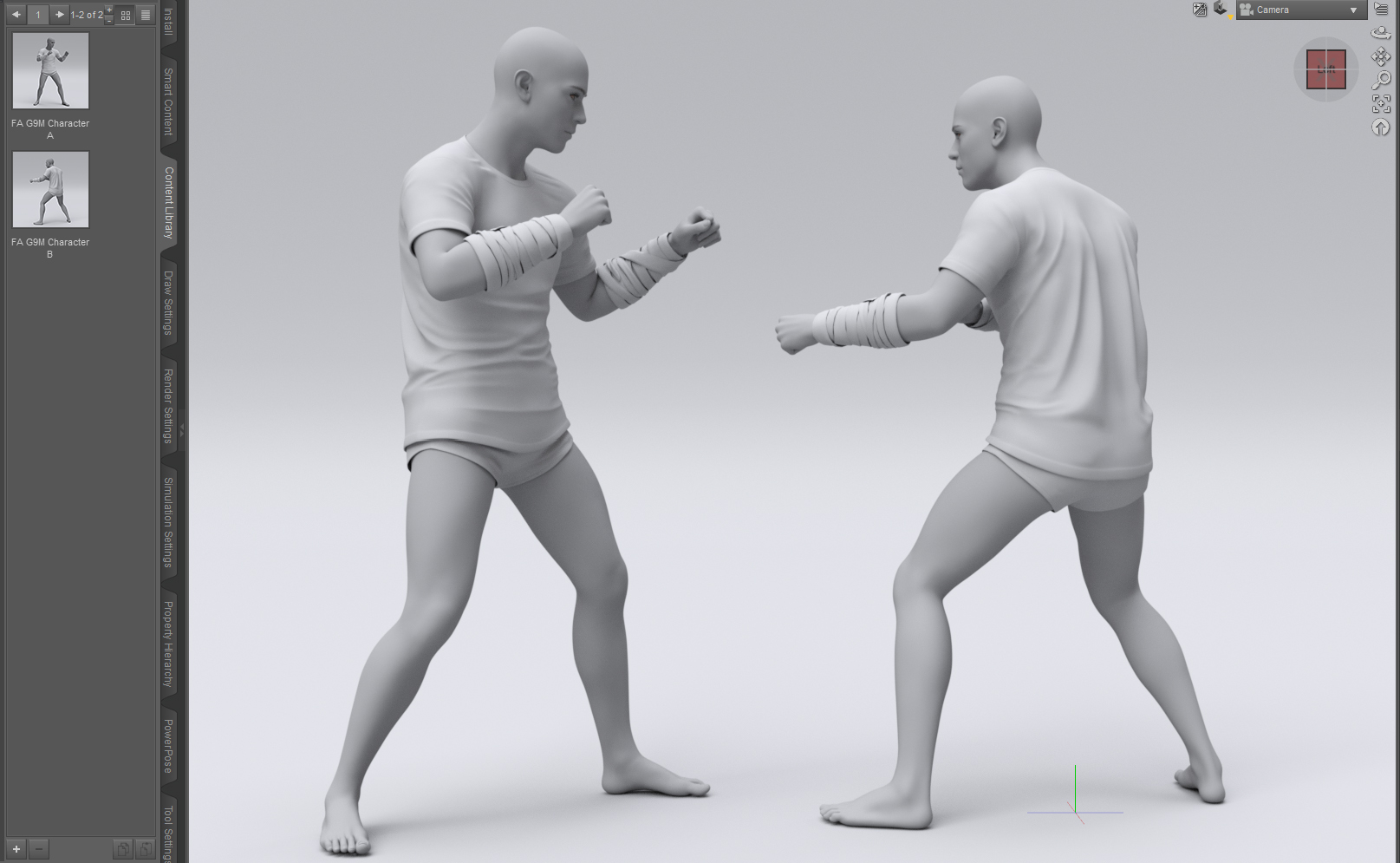 Fight Animation for Genesis 9, 8 | Daz 3D