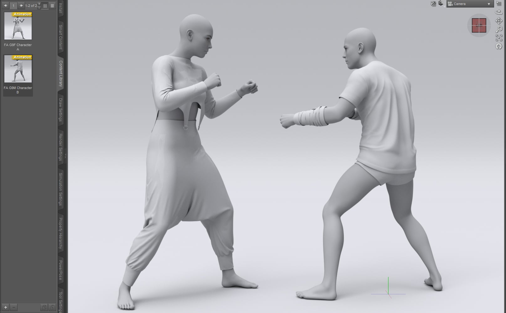 Fight Animation for Genesis 9, 8 | Daz 3D