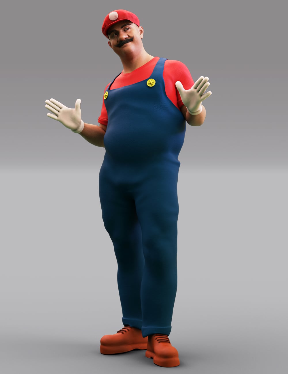 M3D Game Plumber Textures Add-On For Genesis 9 | Daz 3D