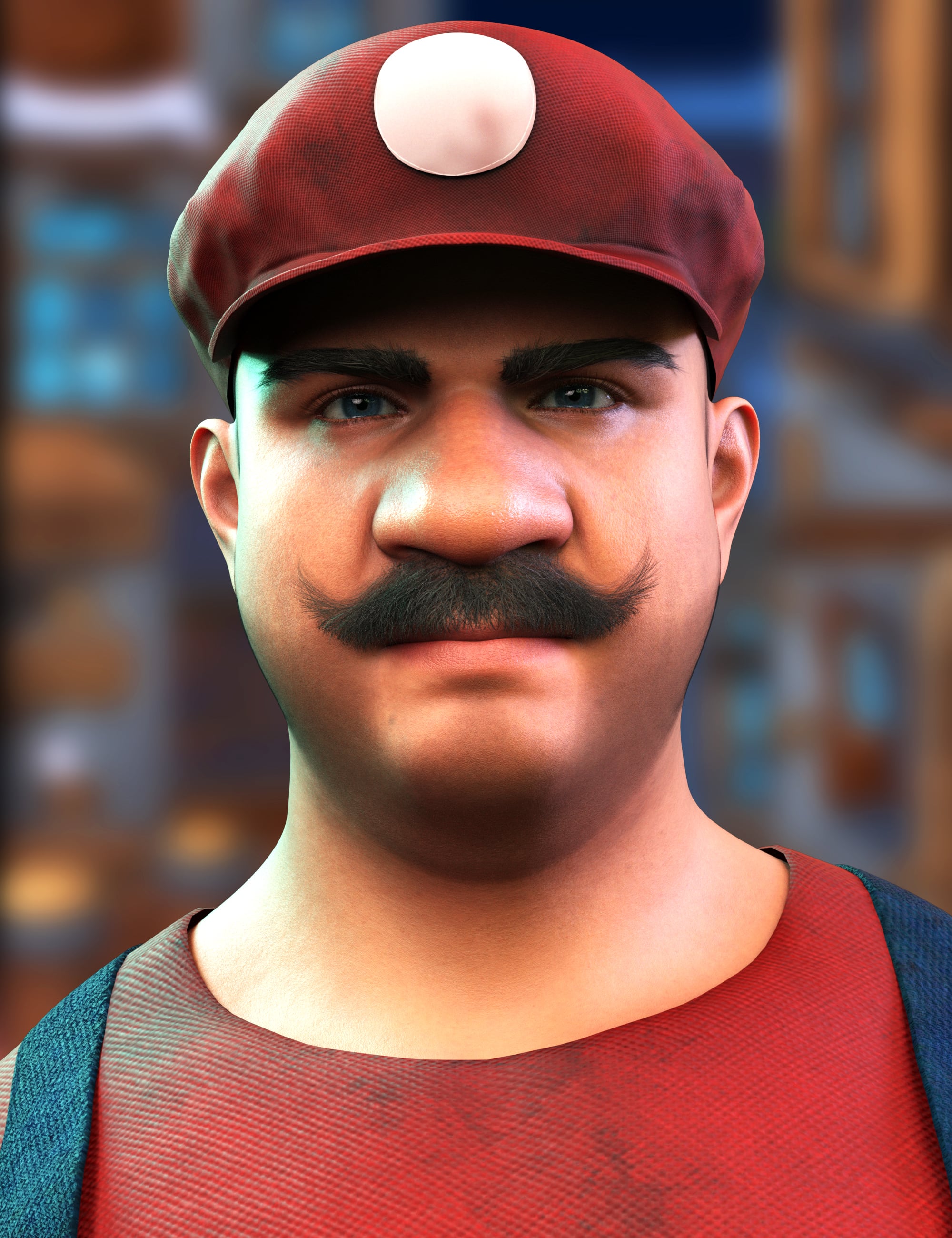 M3D Game Plumber Textures Add-On For Genesis 9 | Daz 3D