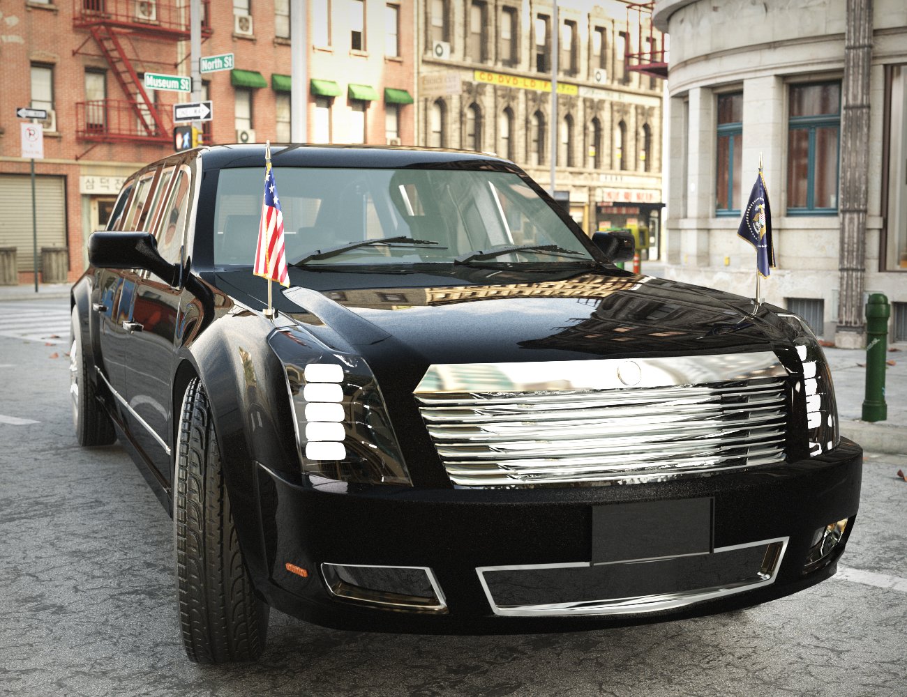 XI PB Presidential Car | Daz 3D