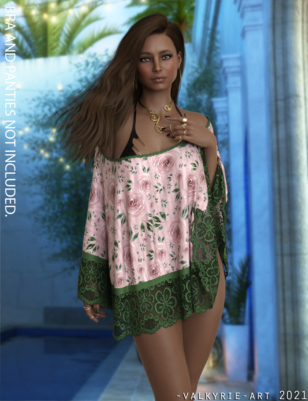 InStyle - dforce - Beach DrapeII - G8F | Daz 3D