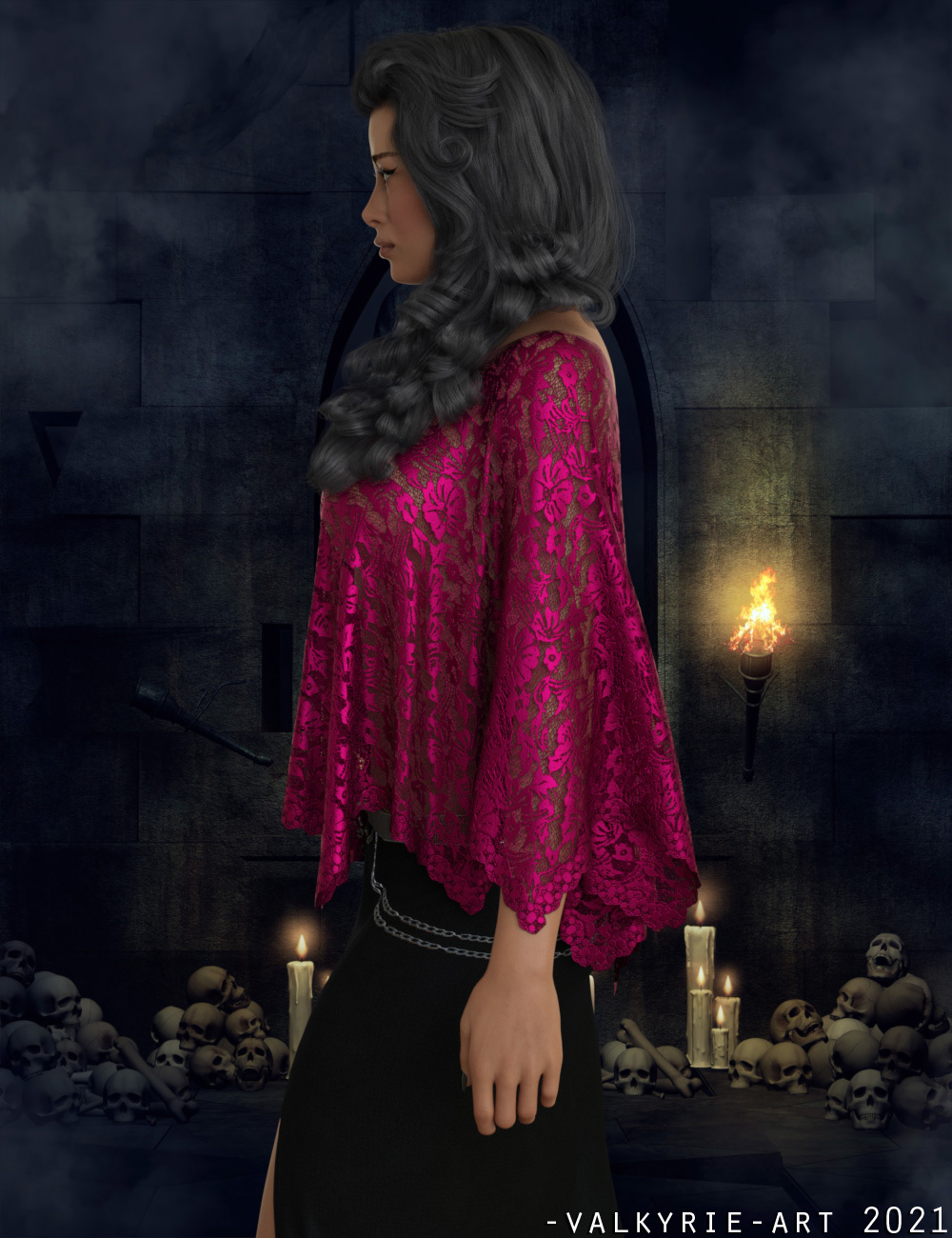 InStyle - dforce - Batwing Cape - G8F | Daz 3D