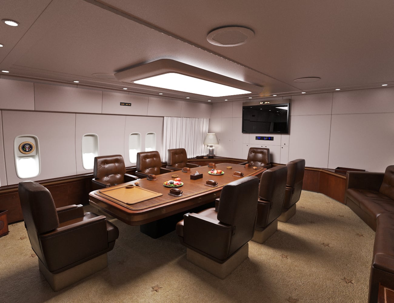XI PB Flight Meeting Room | Daz 3D