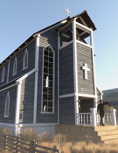 Wild West Churches 2 | Daz 3D