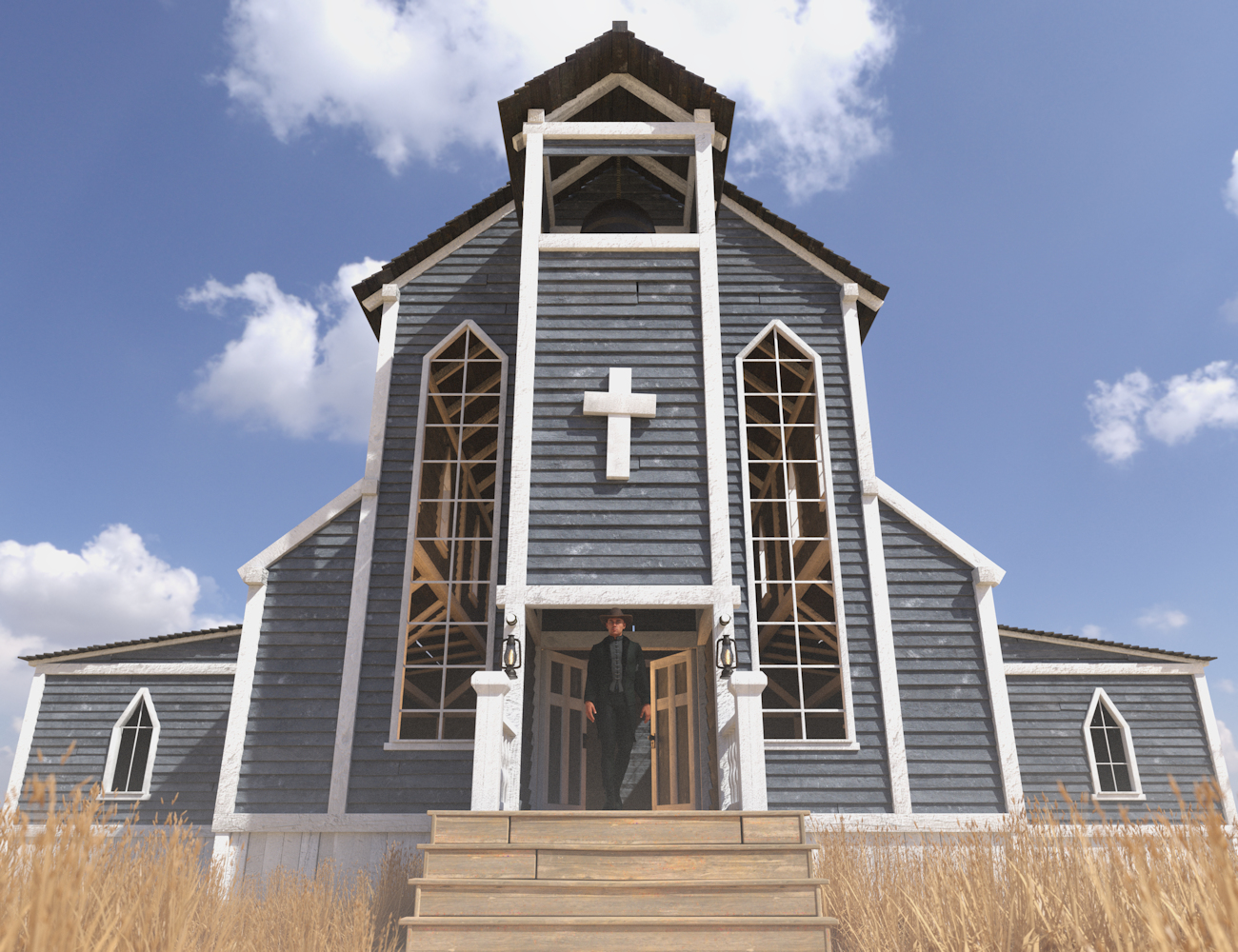 Wild West Churches 2 | Daz 3D