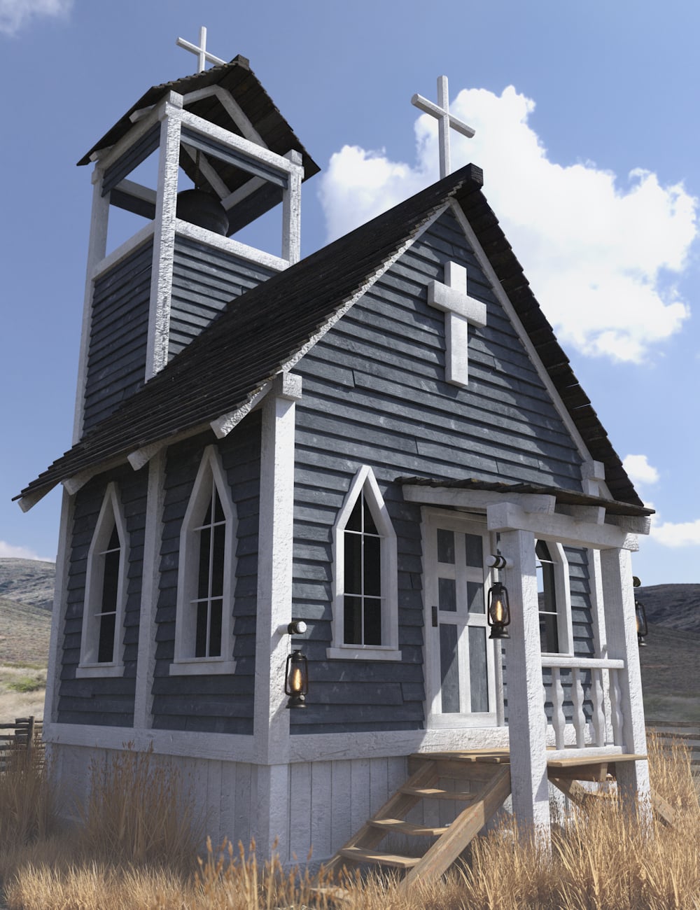 Wild West Churches 2 | Daz 3D