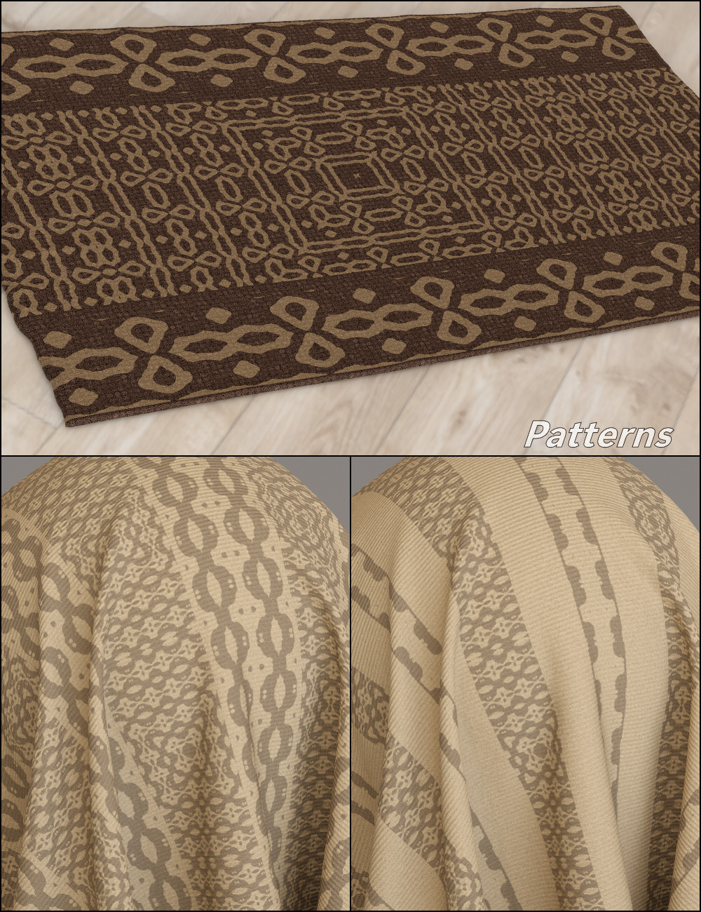 MMX Rugged Fabric Patterns for Iray | Daz 3D