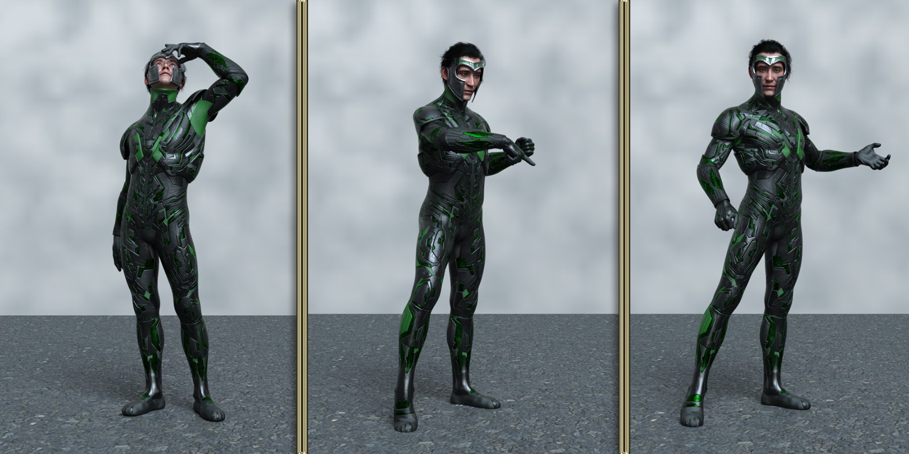 Like a God Poses for Wagner 9 | Daz 3D