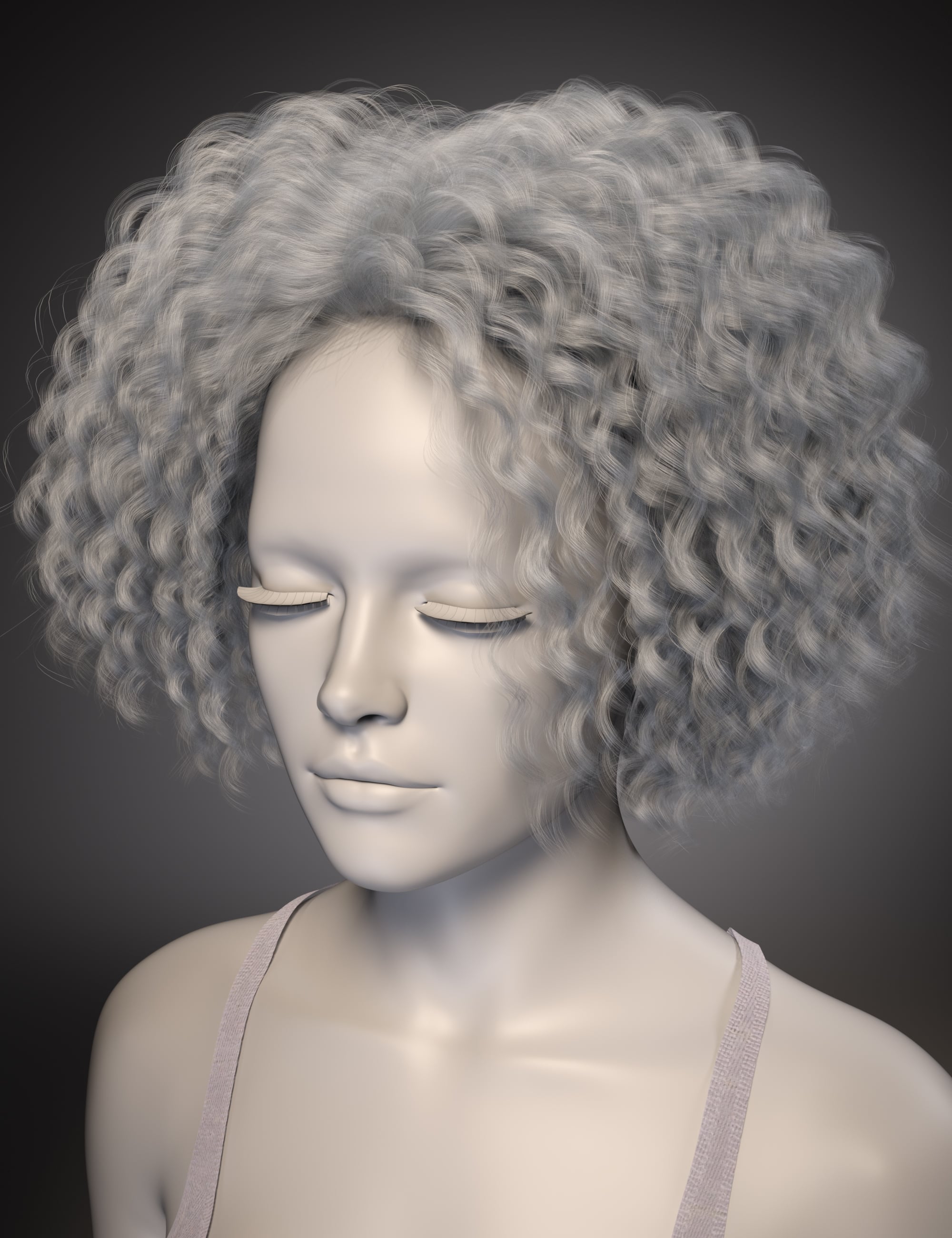FE Personalized Afro Curls Hair for Genesis 9 | Daz 3D