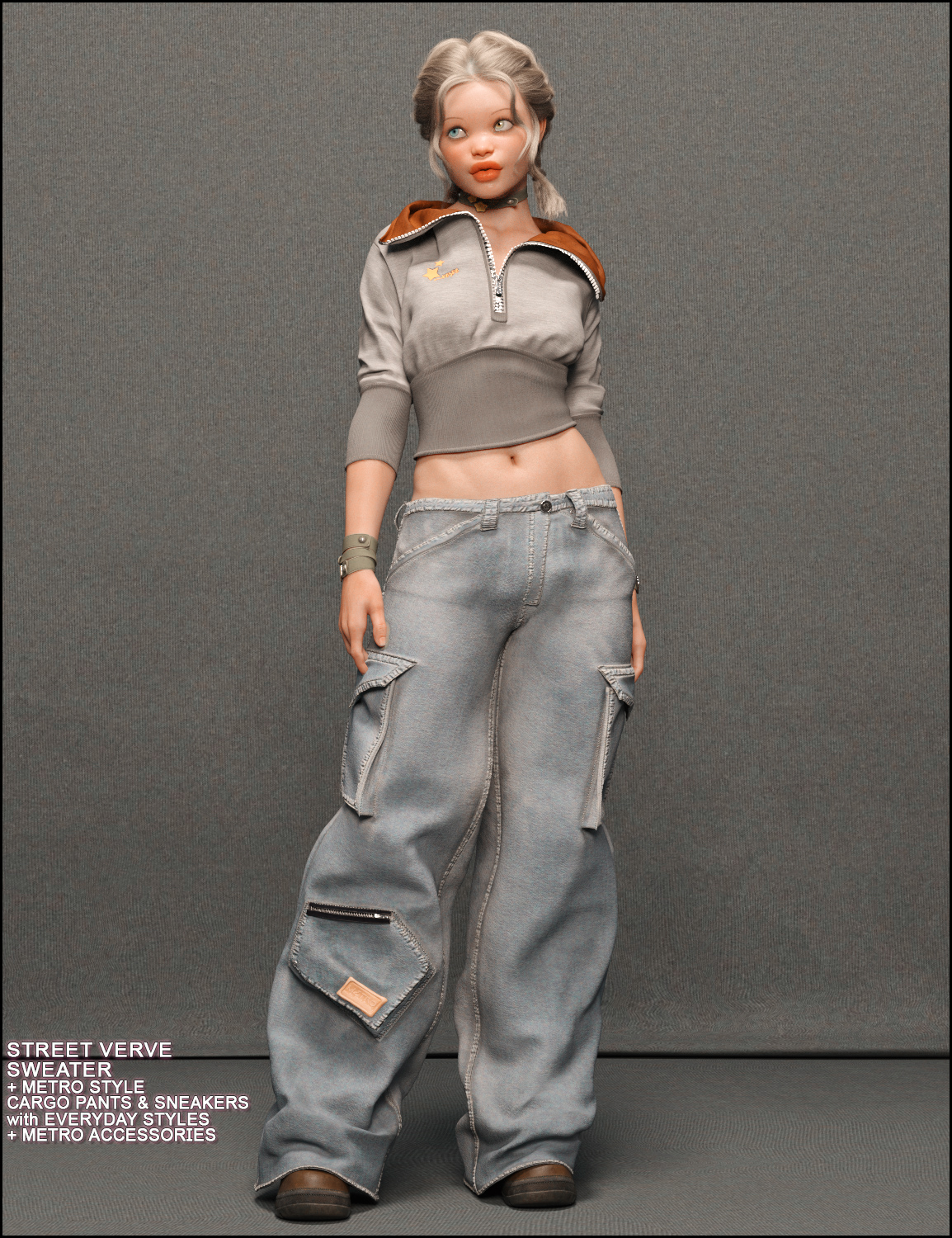 Street Verve Outfit for Genesis 9, 8 and 8.1 | Daz 3D