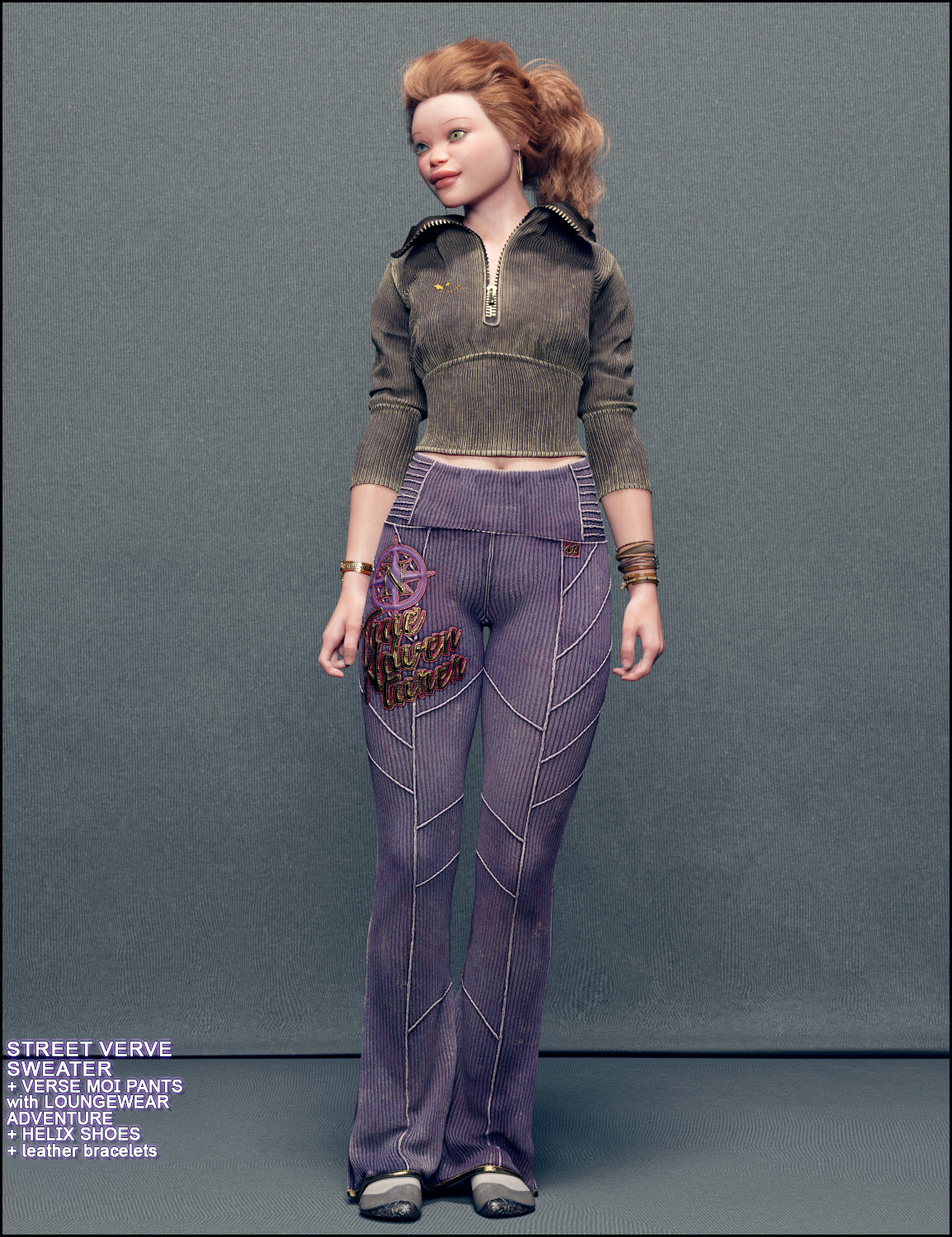 Street Verve Outfit for Genesis 9, 8 and 8.1 | Daz 3D